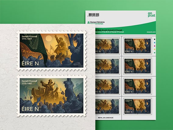 Shop Daniel O'Connell - Sheet of National Stamps at An Post